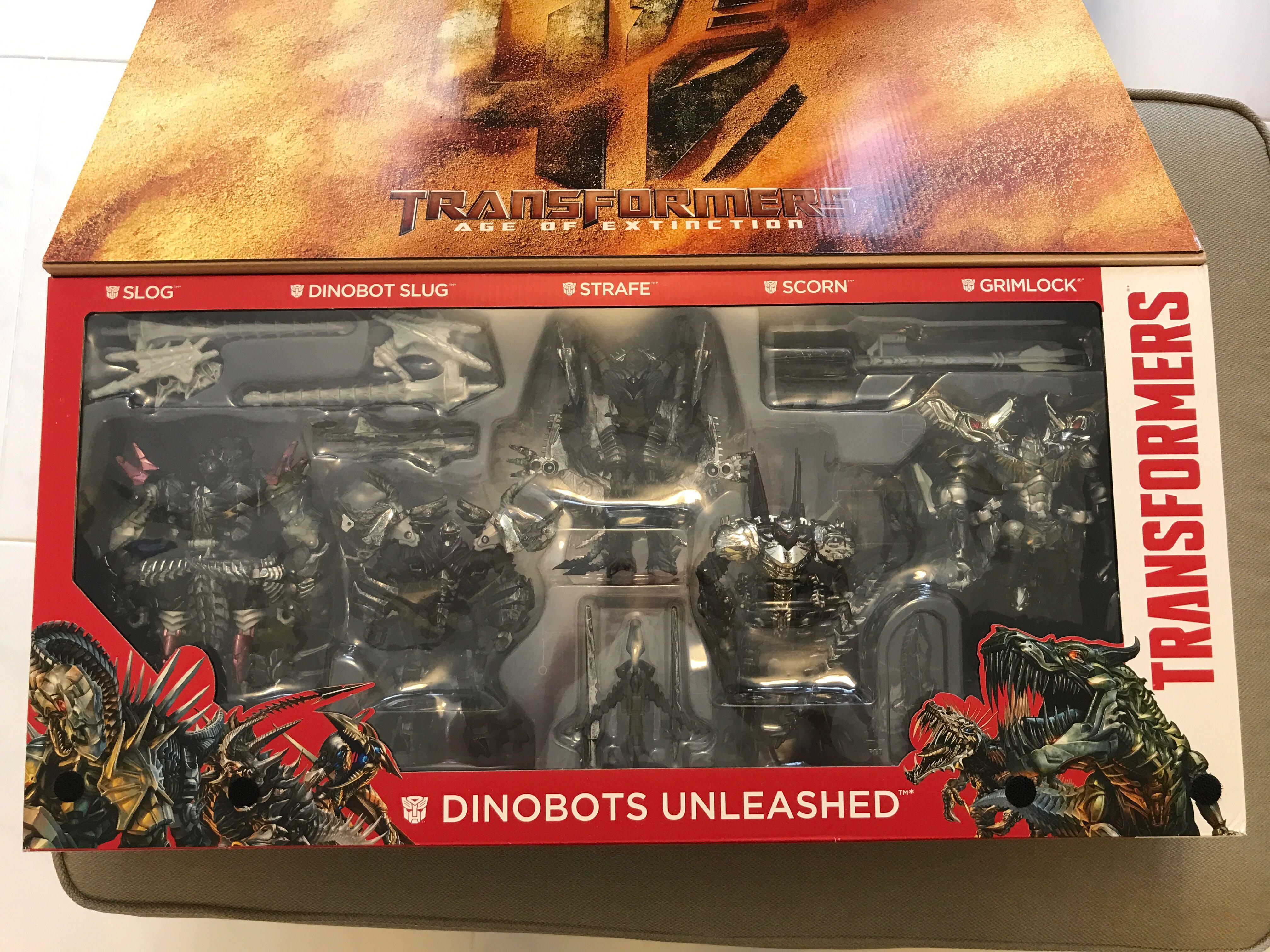 Hasbro AOE Platinum Dinobots Unleashed 5 Pack, Hobbies & Toys, Toys ...
