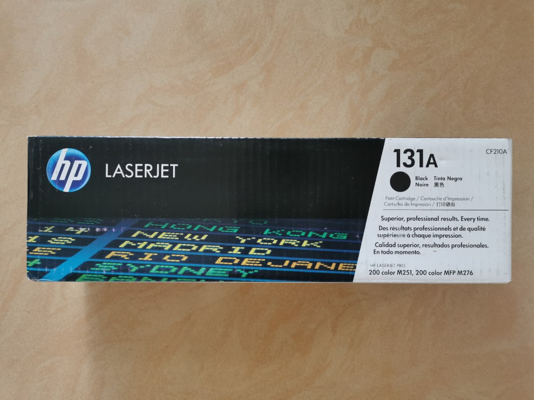 HP 131A Black Original LaserJet Toner Cartridge, Computers & Tech ...
