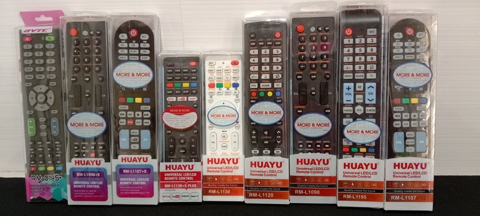 HUAYU UNIVERSAL REMOTE, ACE LED TV REMOTE AND TVPLUS REMOTE, TV & Home ...