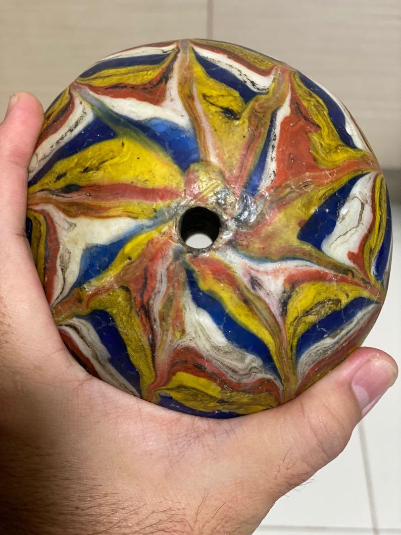 HUGE Ancient Indonesian Jatim Mosaic East Javanese Majapahit Bead ...