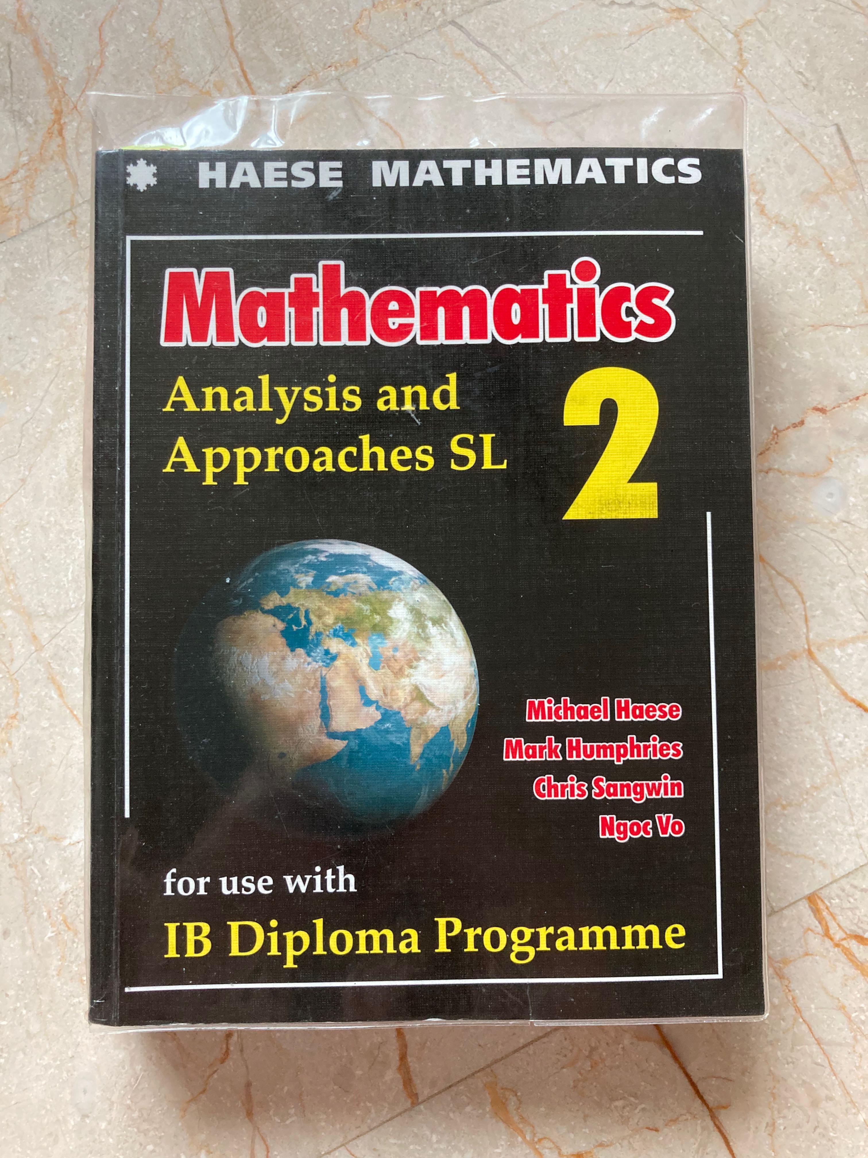 Ib Mathematics Analysis And Approaches Sl 2 Haese Mathematics Hobbies And Toys Books And Magazines