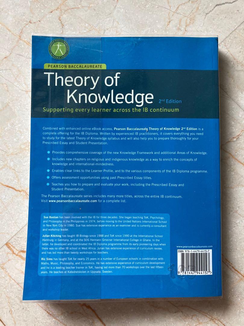 IB Theory of Knowledge Pearson Baccalaureate Textbook, Hobbies & Toys ...