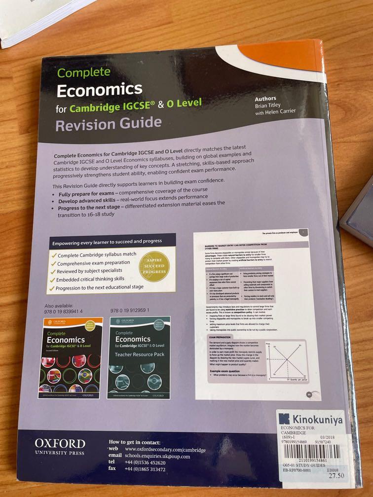 Igcse Economics revision guide, Hobbies & Toys, Books & Magazines ...