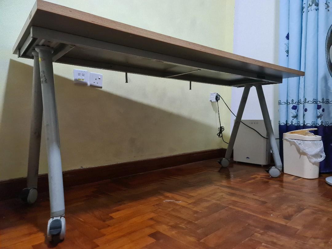 IKEA Heavy Duty Wheeled Table Stand(Frame), Furniture & Home Living ...