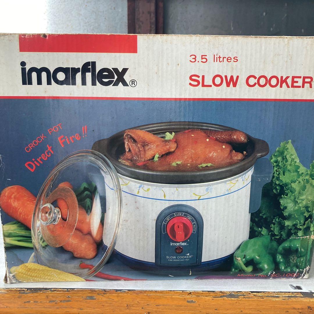 Imarflex Slow Cooker 3.5 liters, TV & Home Appliances, Kitchen ...