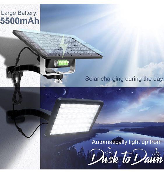 JACKYLED Store 4.1 out of 5 stars1,591 Reviews 1000 Lumens 48 LED Solar Lights Outdoor Bright ...