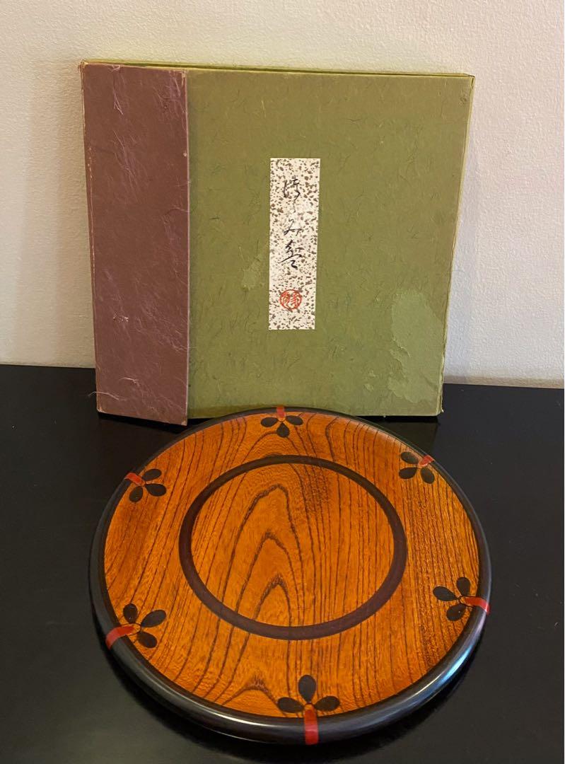 Japanese wooden trivet / base, Furniture & Home Living, Kitchenware ...