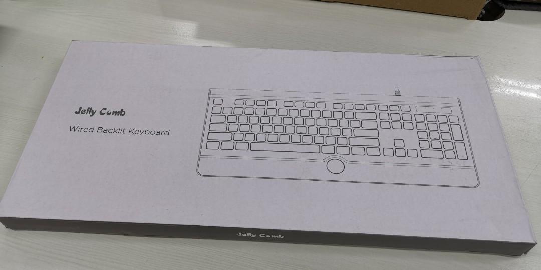 Jelly comb Backlit Keyboard, Computers & Tech, Parts & Accessories ...