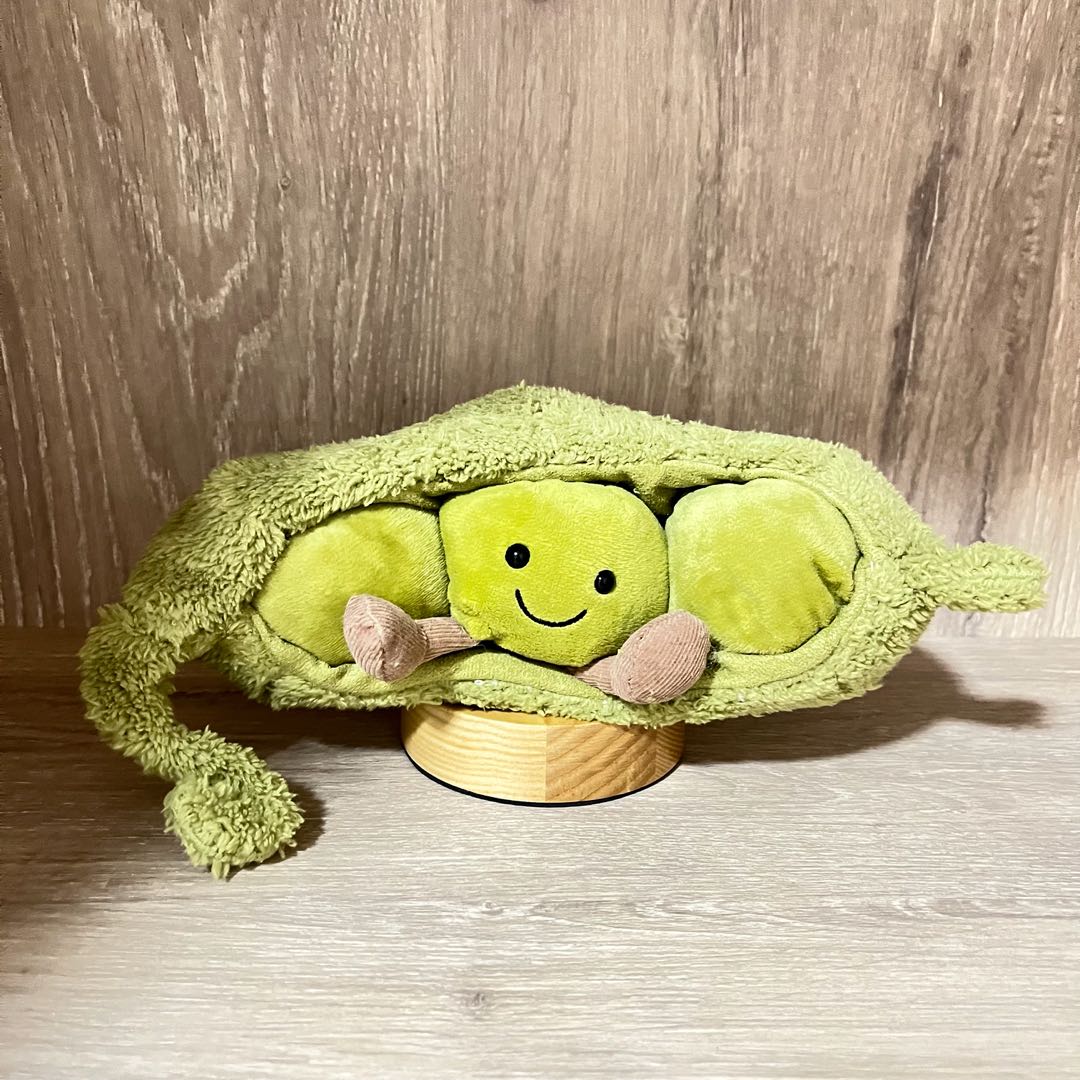 Jellycat Amuseable Pea In A Pod Hobbies And Toys Toys And Games On Carousell