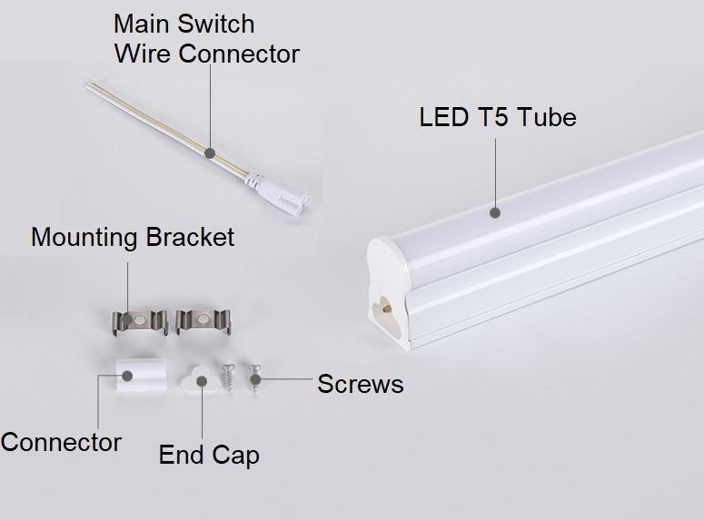 LED T5 Batten Tube Cove False Ceiling Light Daylight 6500K Cool White 4000K Warm White 3000K ...