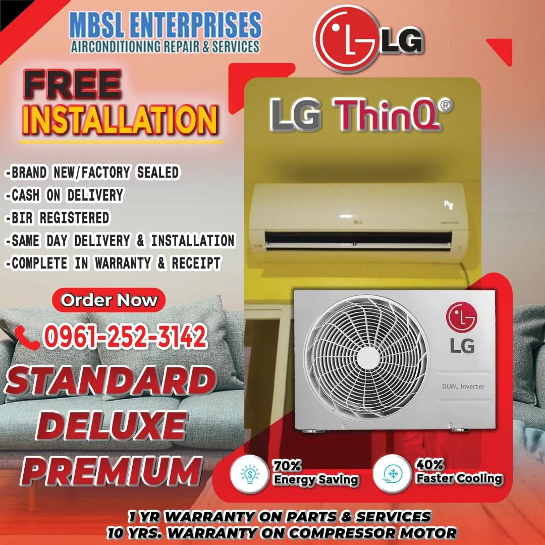 LG DUAL INVERTER WITH THINQ FREE INSTALALLATION TV Home Appliances lg-dual-inverter-with-thinq-free-instalallation-tv-home-appliances