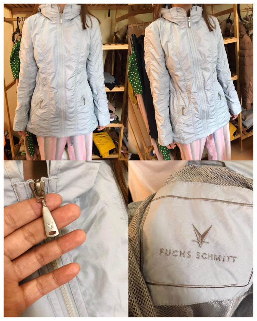 LIGHT BLUE PARKA, Women's Fashion, Coats, Jackets and Outerwear on ...