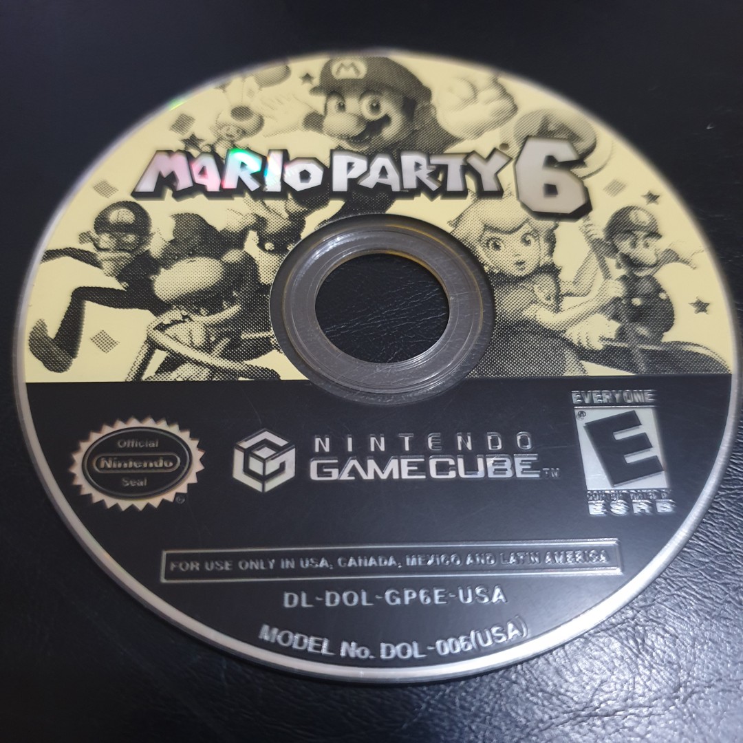 Mario Party 6 Gamecube Game (Disc Only), Video Gaming, Video Games, Nintendo on Carousell