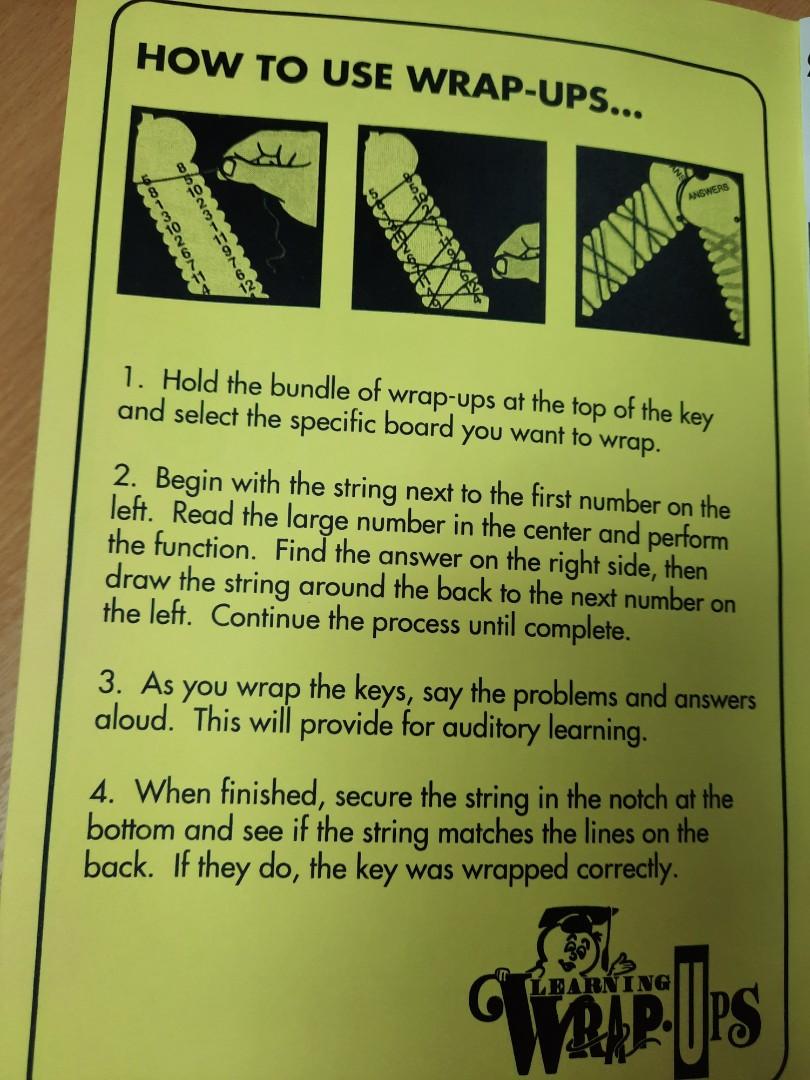 Math Activity Set: Math Wrap Ups, Time Puzzle, Foam Clock, Hobbies ...