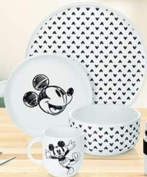 MICKEY MOUSE ceramic dinnerware set (Limited edition), Furniture & Home ...
