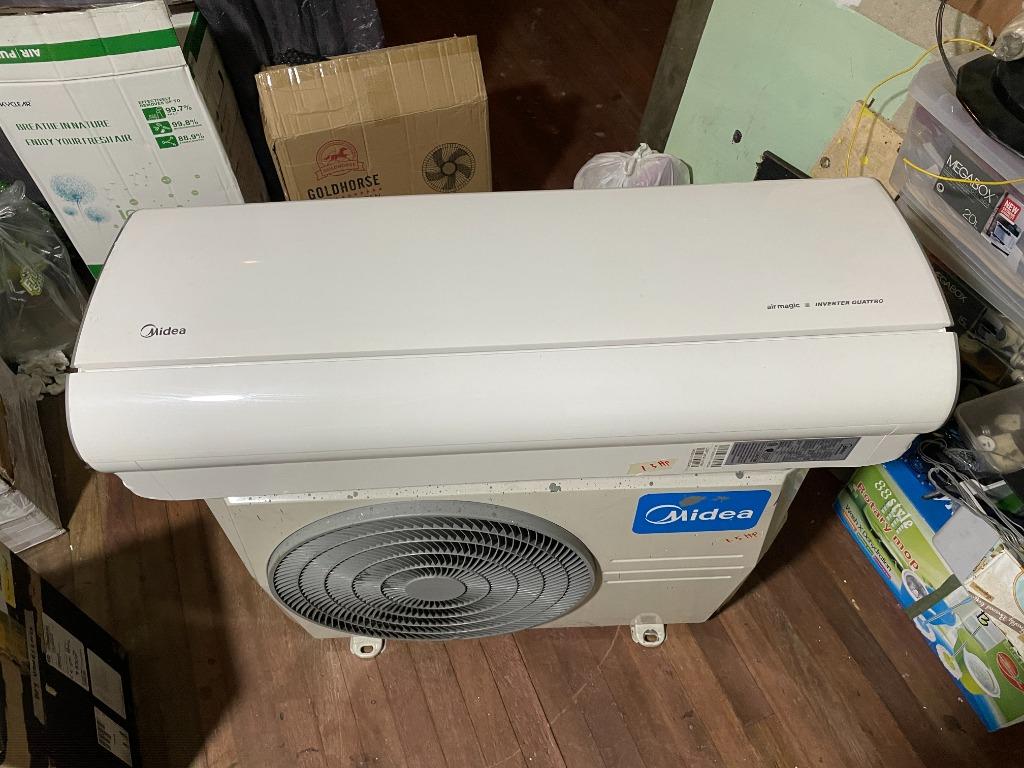 MIDEA Split Type Inverter Aircon - 1.5 HP (Inverter Quattro Premium ...