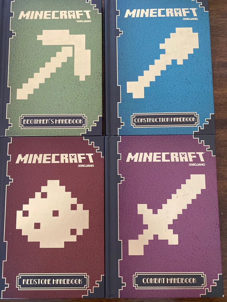 Minecraft Handbooks (Set of 4), Hobbies & Toys, Books & Magazines ...