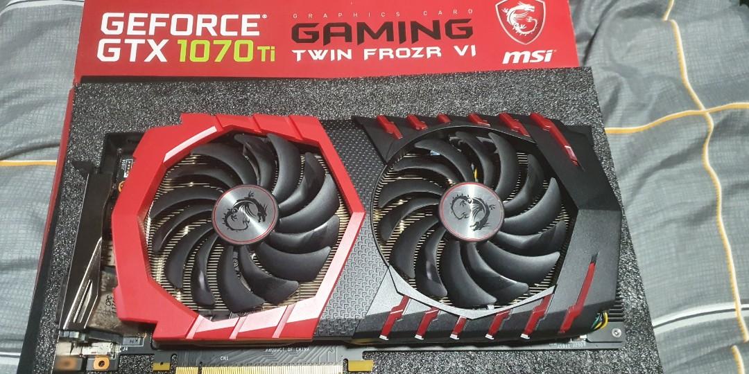 Msi Geforce GTX 1070Ti + Inwin A65 650W PSU, Computers & Tech, Parts ...