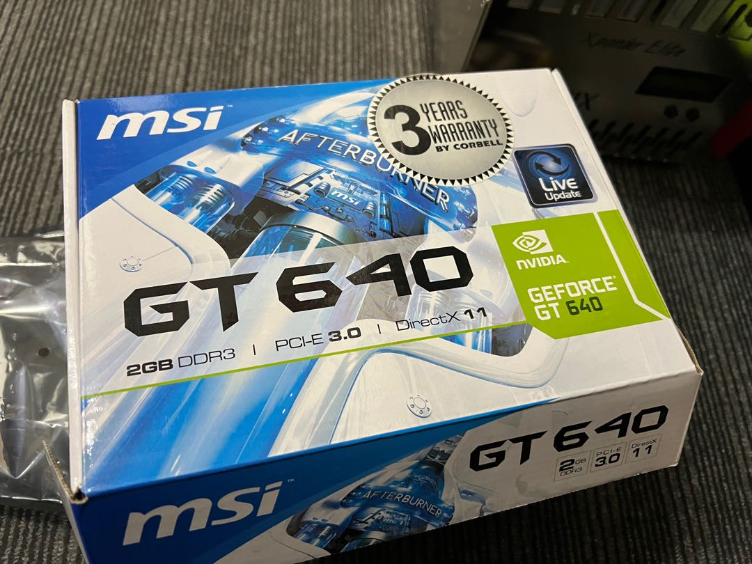 MSI NVIDIA GT 640 2GB with PC and Mac bios negotiable, Computers & Tech ...