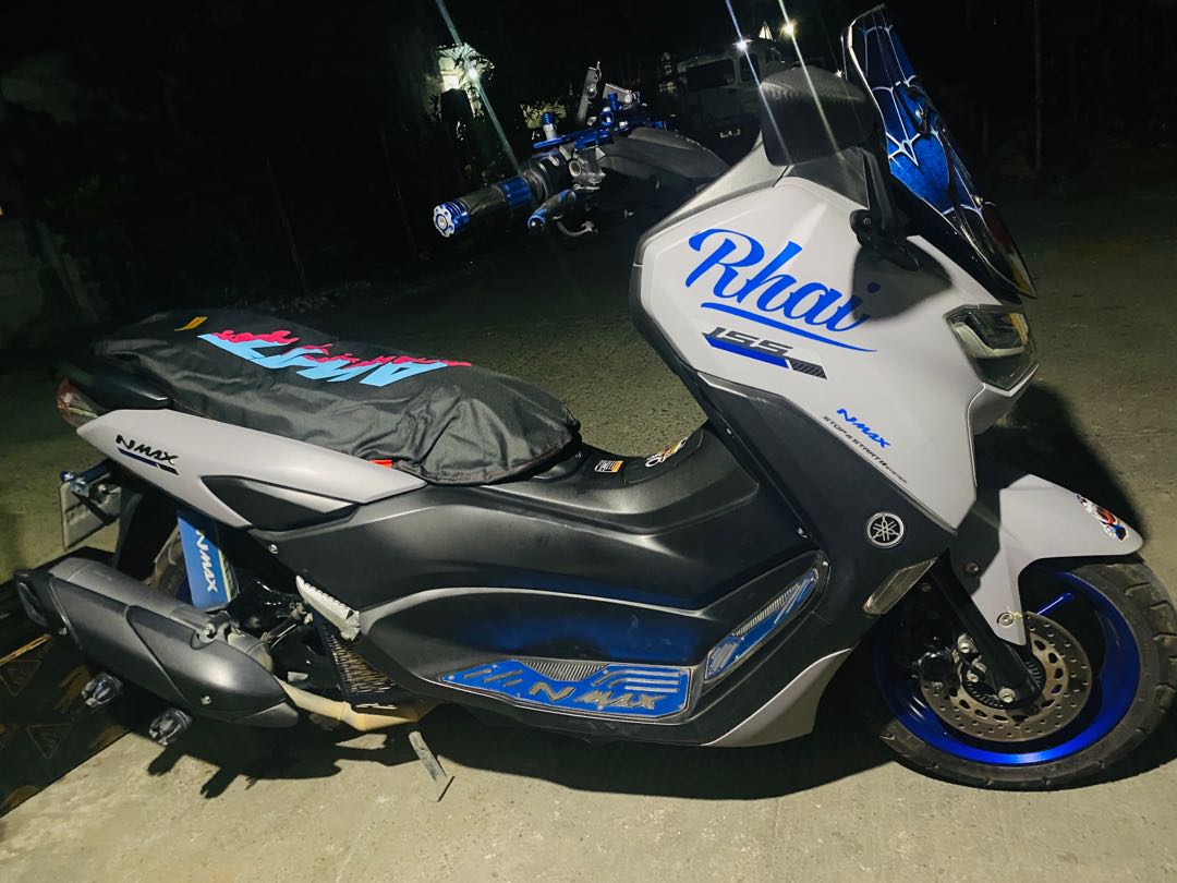 NMAX V2 2021 - MATTE GRAY, Motorbikes, Motorbikes for Sale on Carousell