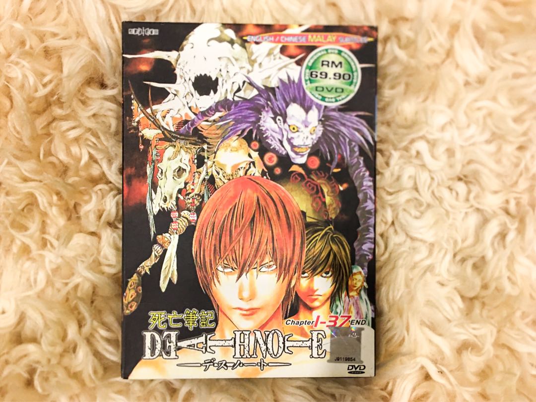 Original DVD Death Note, Hobbies & Toys, Music & Media, CDs & DVDs on ...