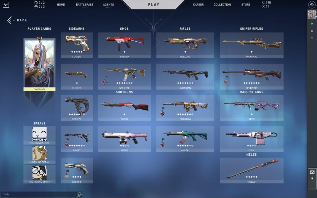 P2 Reaver Bundle Stacked Valorant Account, Video Gaming, Gaming ...