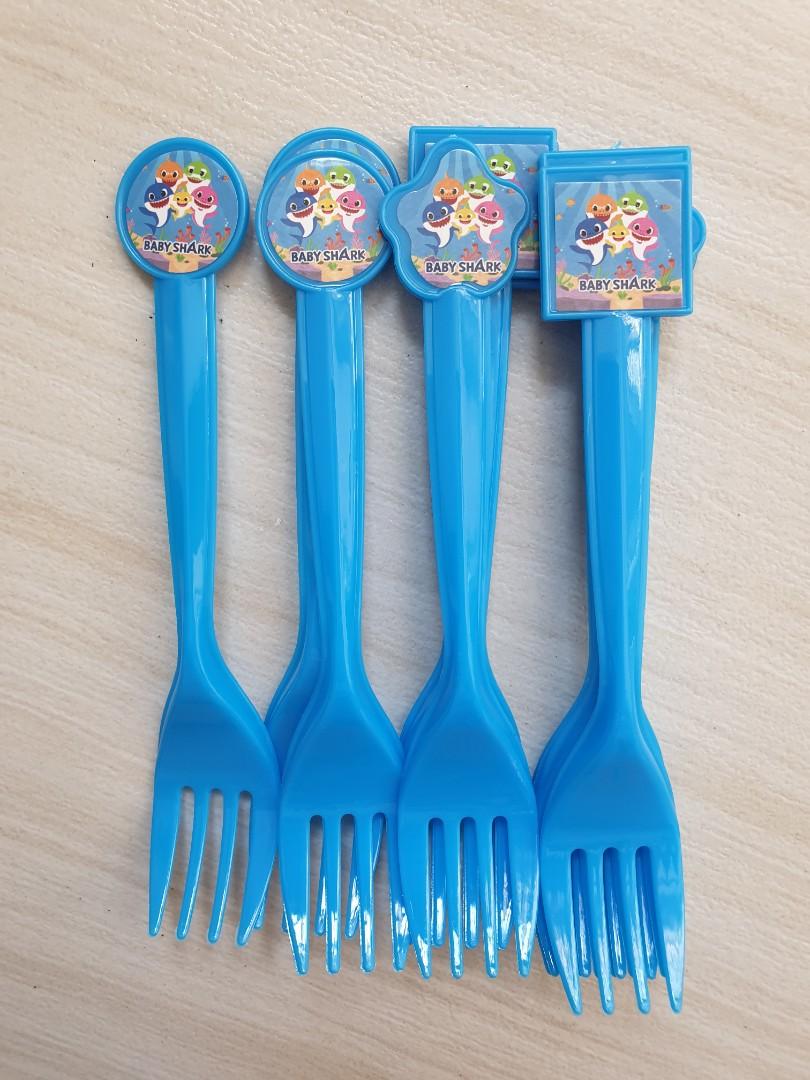 Party disposable forks - pj mask, frozen, baby shark, avenger, pony ...