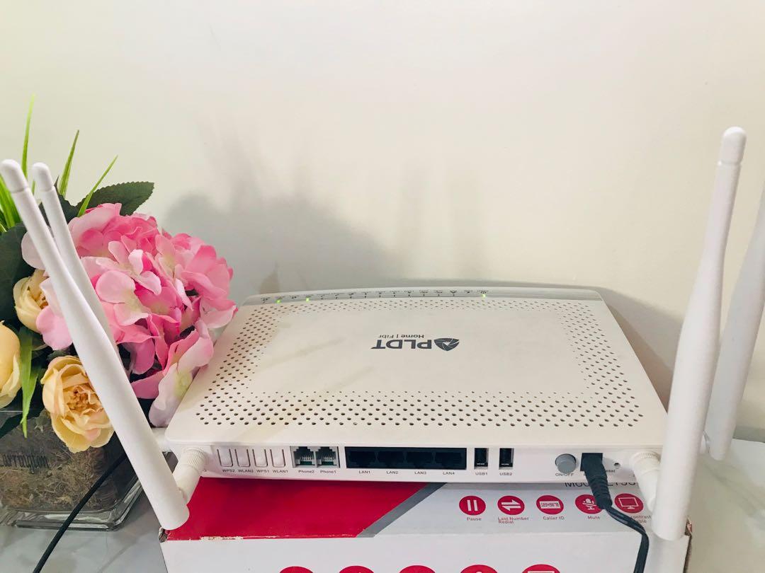 PLDT FIBER HOME MODEM/ROUTER, Computers & Tech, Parts & Accessories ...