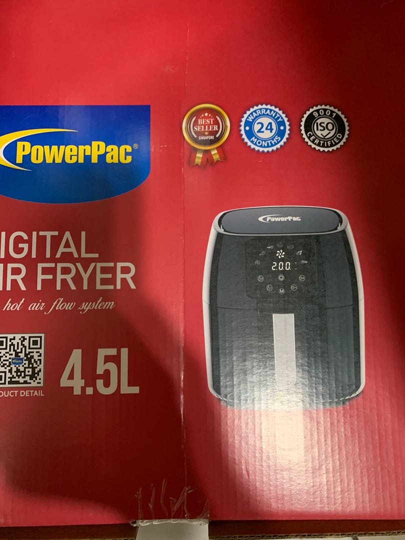PowerPac PPAF351 - 4.5l Digital Airfryer, TV & Home Appliances ...