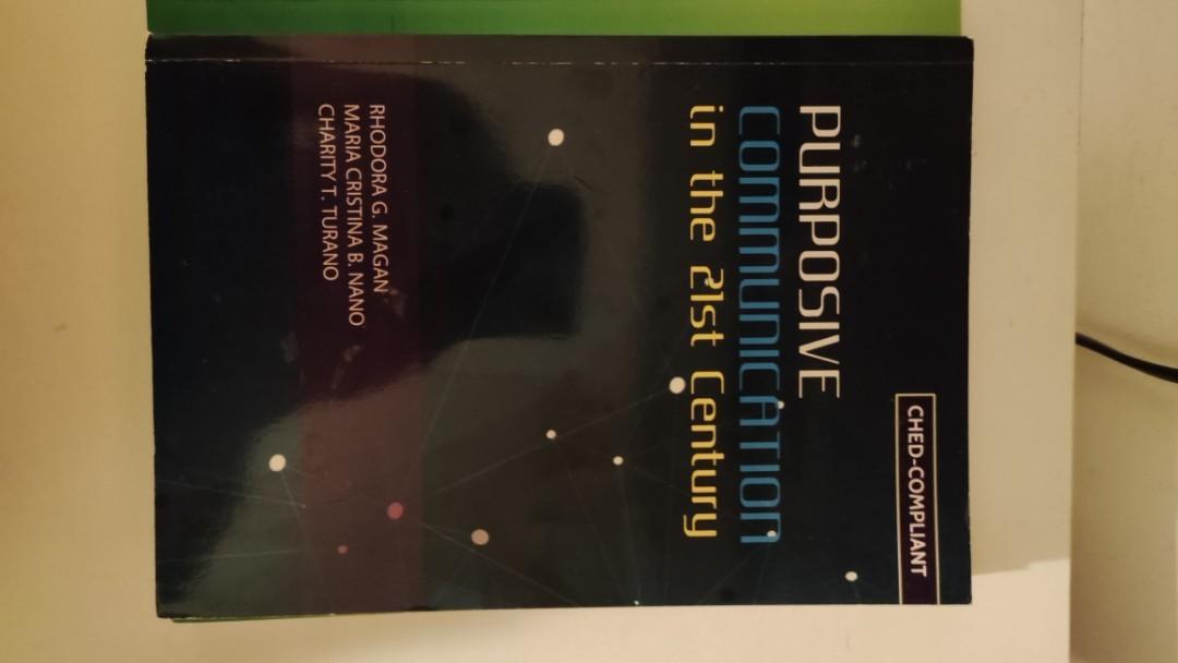 Purposive Communication in the 21st century, Hobbies & Toys, Books ...