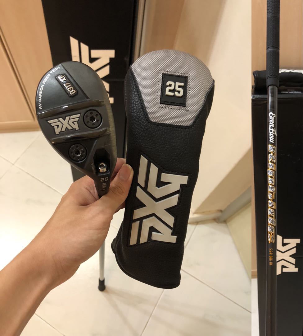 PXG GEN4 0317XF 25deg Utility Hybrid [With Project X Evenflow Riptide 80 Regular Flex Shaft ...