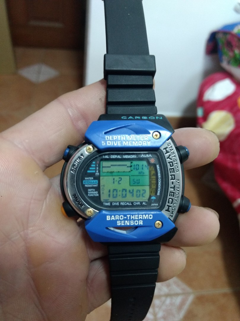 Rare vintage Seiko alba Hypertech digital watch., Men's Fashion ...