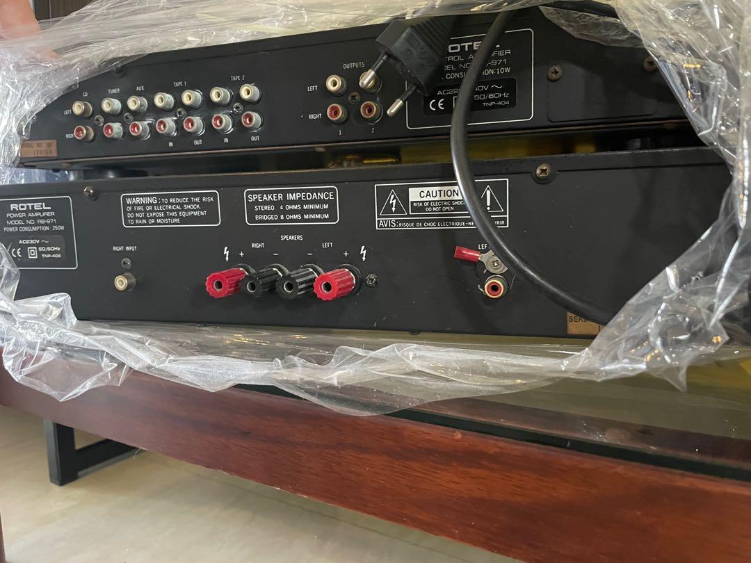 Rotel RB971/ RC971 ( one set), Audio, Soundbars, Speakers & Amplifiers ...