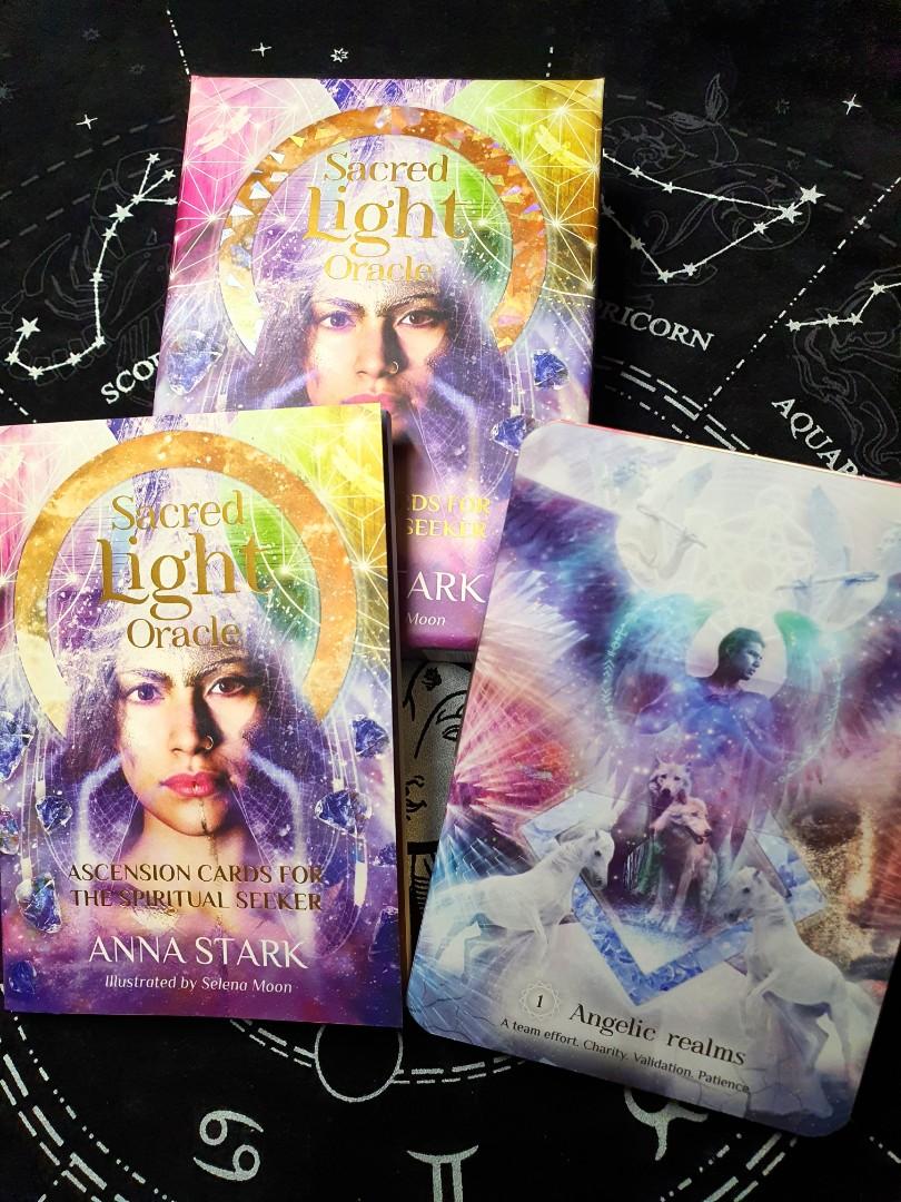SACRED LIGHT ORACLE DECK, Everything Else on Carousell