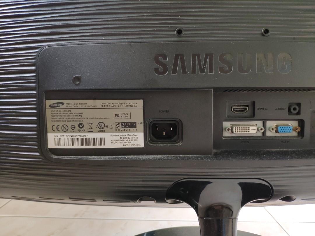 Samsung 23" Monitor, Computers & Tech, Parts & Accessories, Monitor ...
