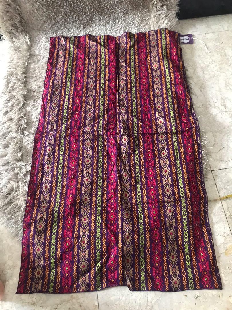 scarf syall selendang shawl tenun bali songket bali lombok pink seru ...
