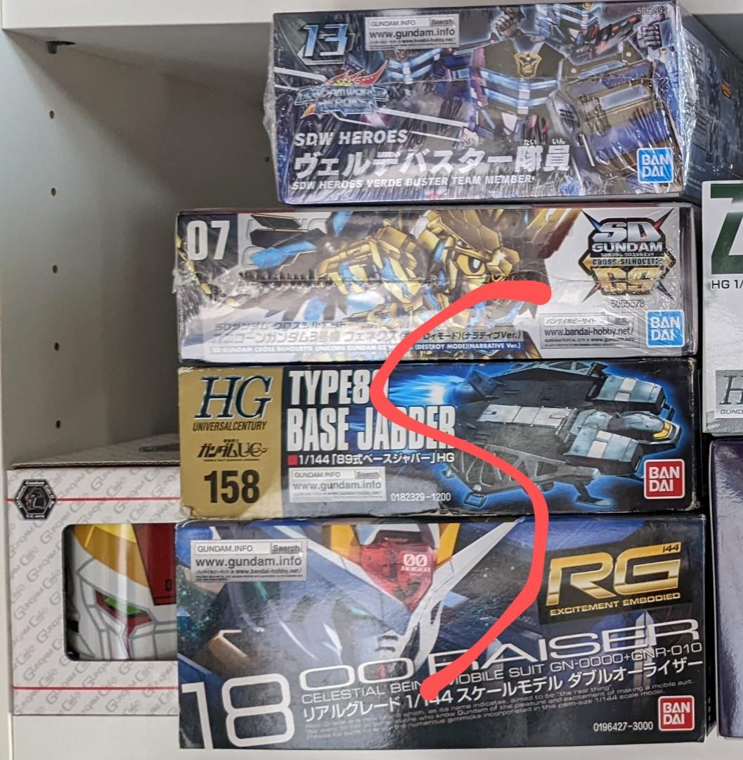 SD HG RG MG FM1/100 Gundam corner, Hobbies & Toys, Toys & Games on Carousell