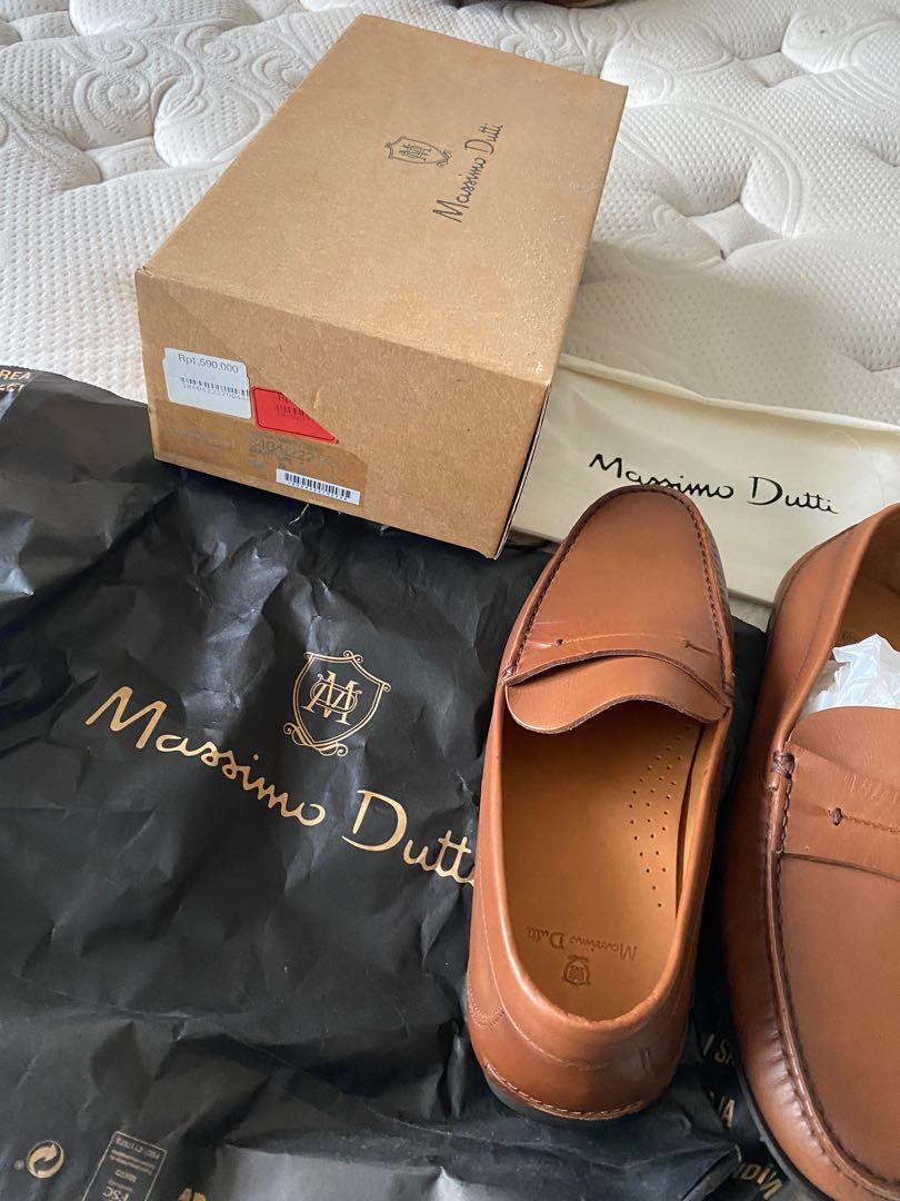Sepatu MASSIMO DUTTI leather 44 [ BARU ada PRICE TAG], Fesyen Pria ...