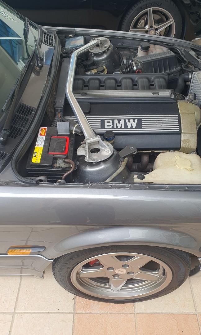 Super Rare BMW E30 M3/M40 Original Eibach Federn Strut Bar, Auto Accessories on Carousell