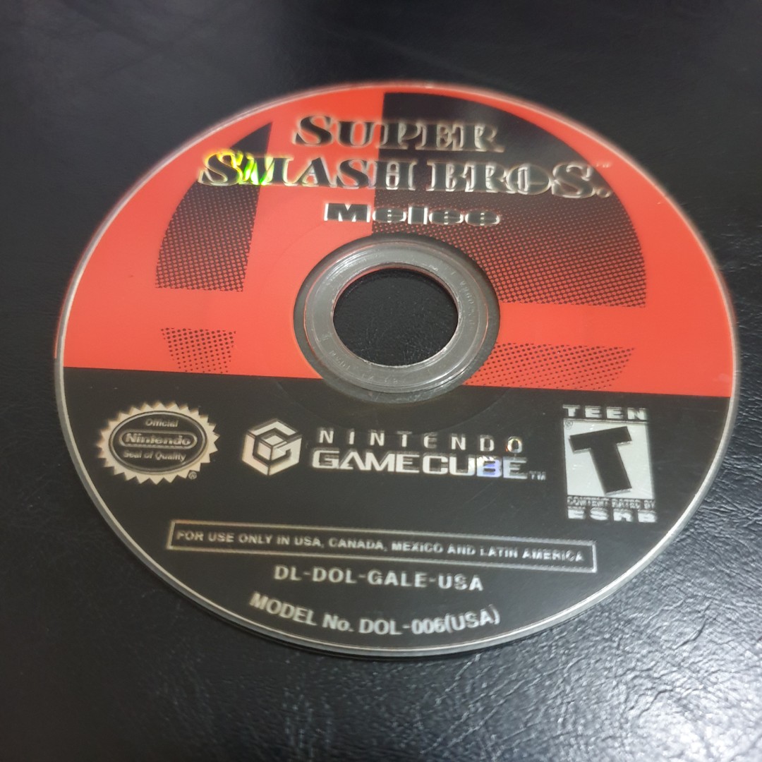Super Smash Bros Melee Gamecube Game (Disc Only), Video Gaming, Video ...