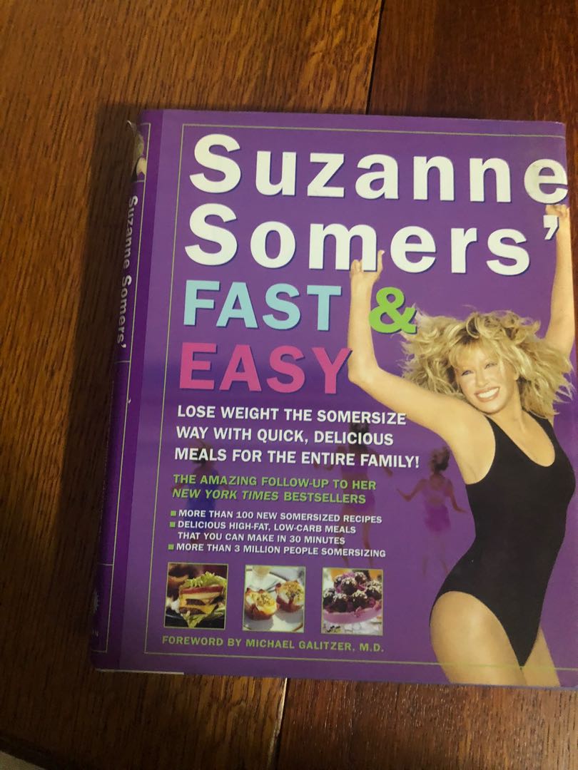 Suzanne Somers: Fast & Easy- The Sexy Years, Books & Stationery, Books ...