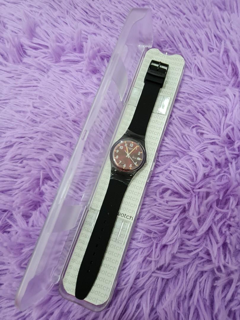Swatch SIR RED, Luxury, Watches on Carousell