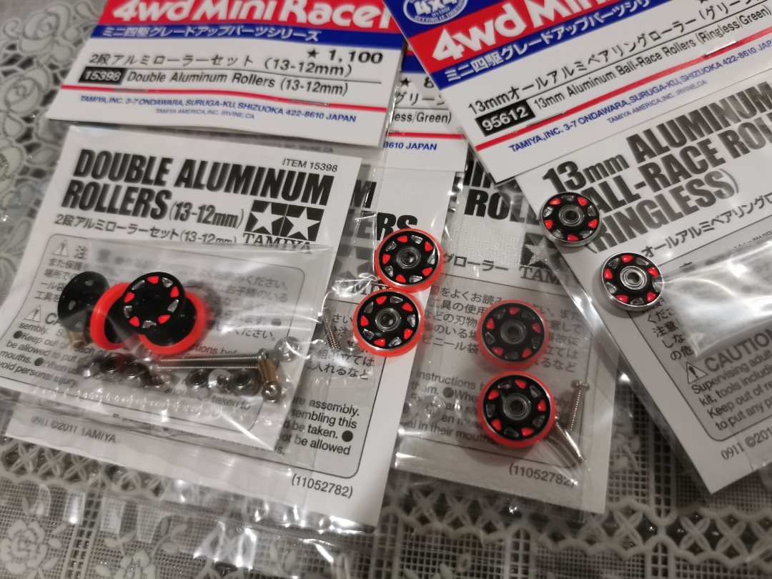 Tamiya Mini 4WD CNC Plastic Ring Roller Set, Hobbies & Toys, Toys ...
