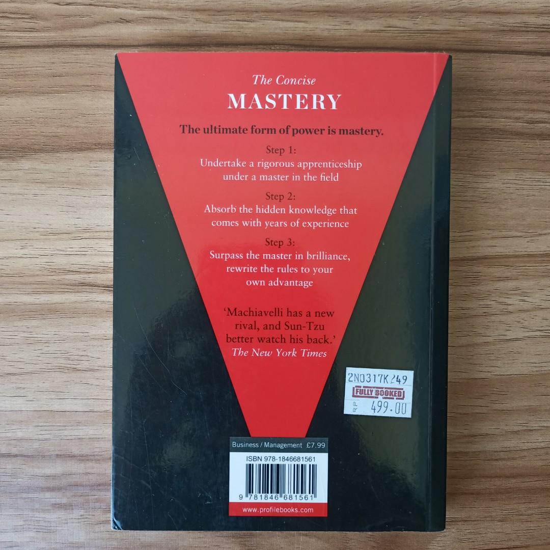 The Concise Mastery by Robert Greene, Hobbies & Toys, Books & Magazines ...