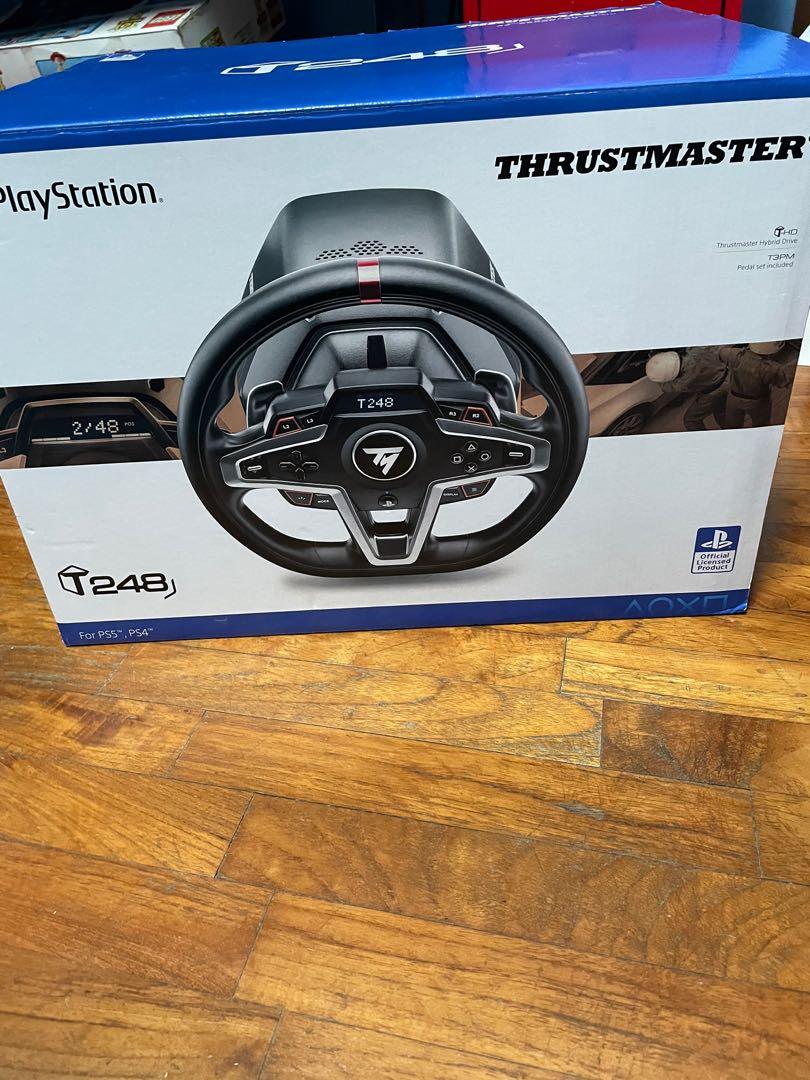 Thrustmaster t248 ps4/ps5 and pc version , Video Gaming, Gaming ...