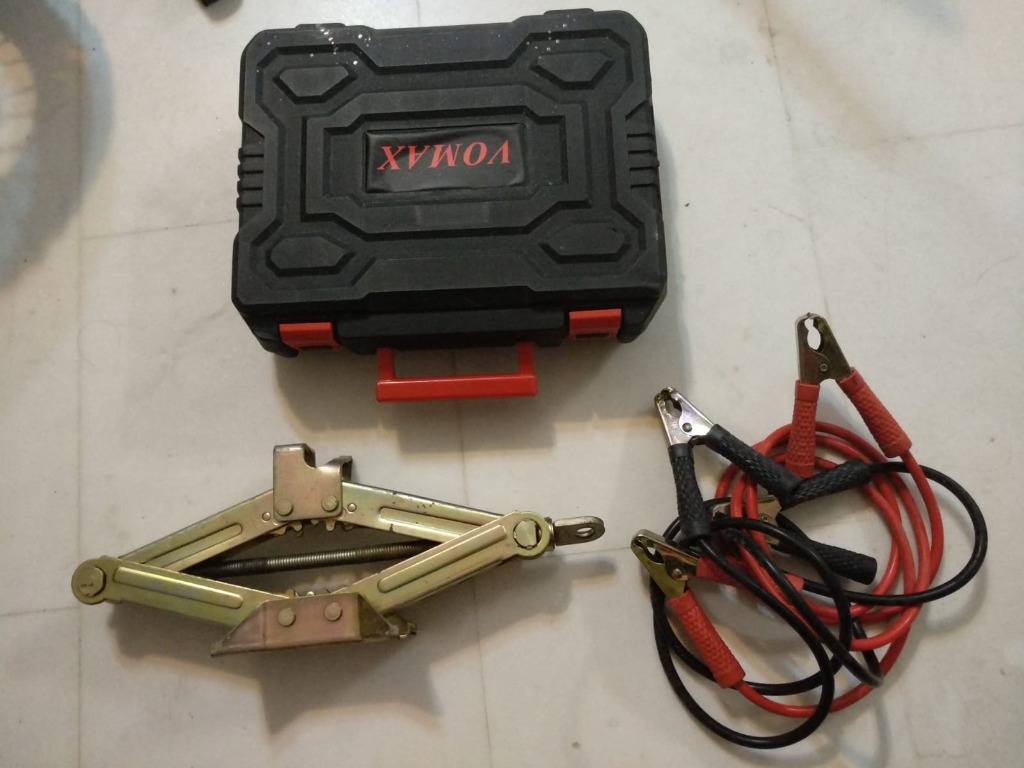 toolbox tool box car jack jumpstart jump start cables, Car Accessories ...