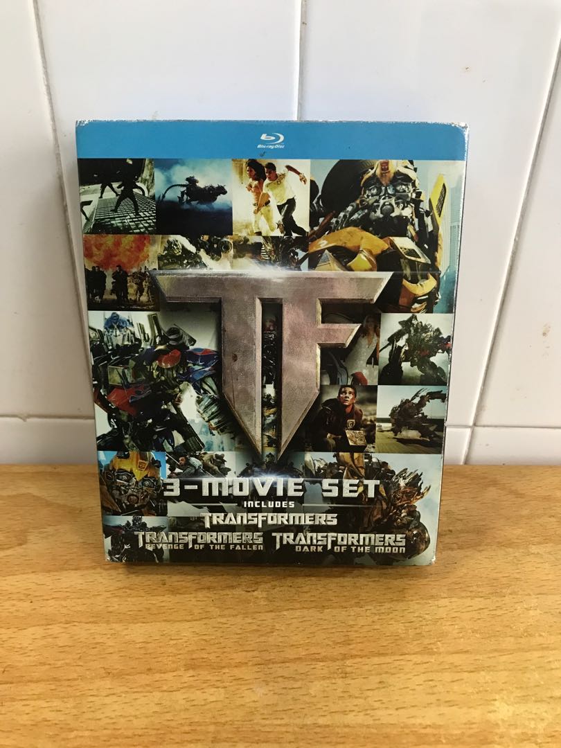 Transformers 3-movie boxed set - Original and genuine Blu ray from USA ...