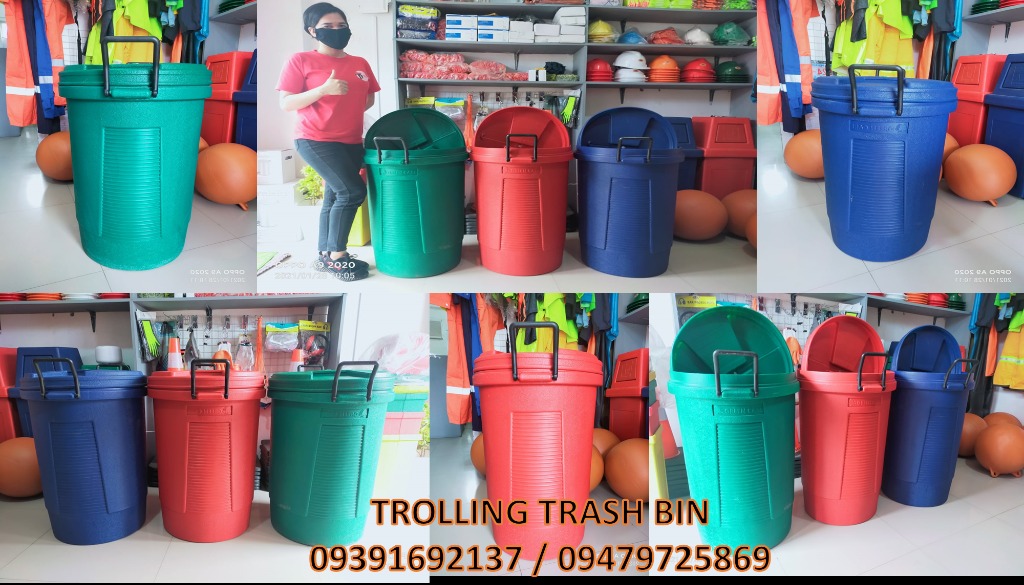 trash bin trolling bin 150 Liters 516, Furniture & Home Living ...