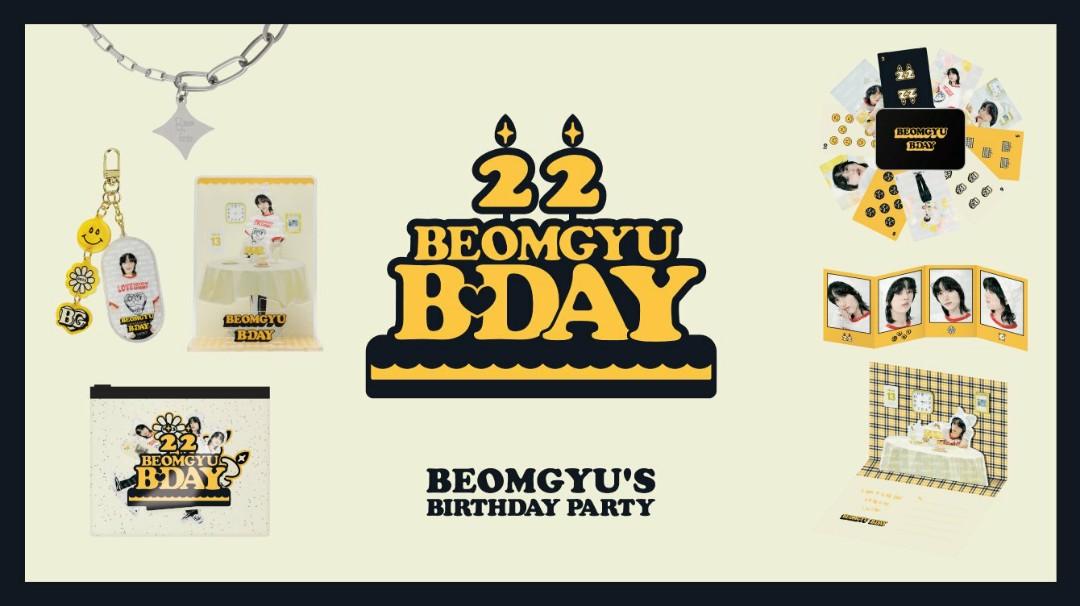 TXT BEOMGYU BIRTHDAY PARTY MERCH, Hobbies & Toys, Memorabilia ...