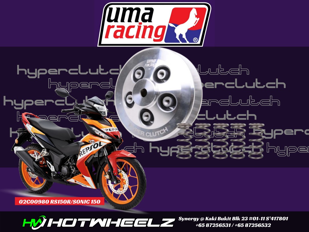 UMA RACING HYPER CLUTCH: HONDA RS150R, Motorcycles, Motorcycle ...